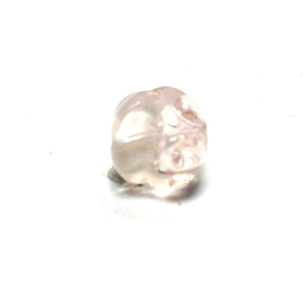 9MM Pink Glass Givre Nugget Bead (72 pieces) | Elvee/Rosenberg Inc.